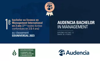 Bachelor In Management, 1er du Classement Eduniversal 2023 ! | Audencia