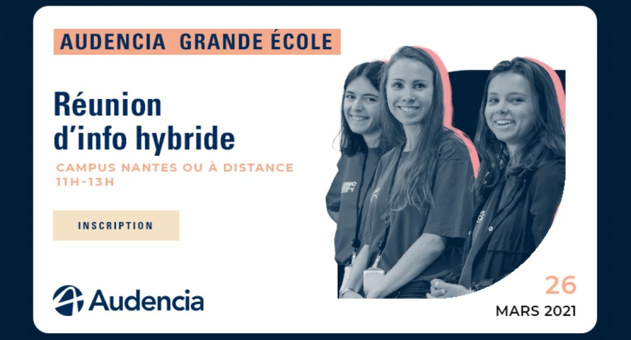 Réunion d'information hybride AST | Audencia